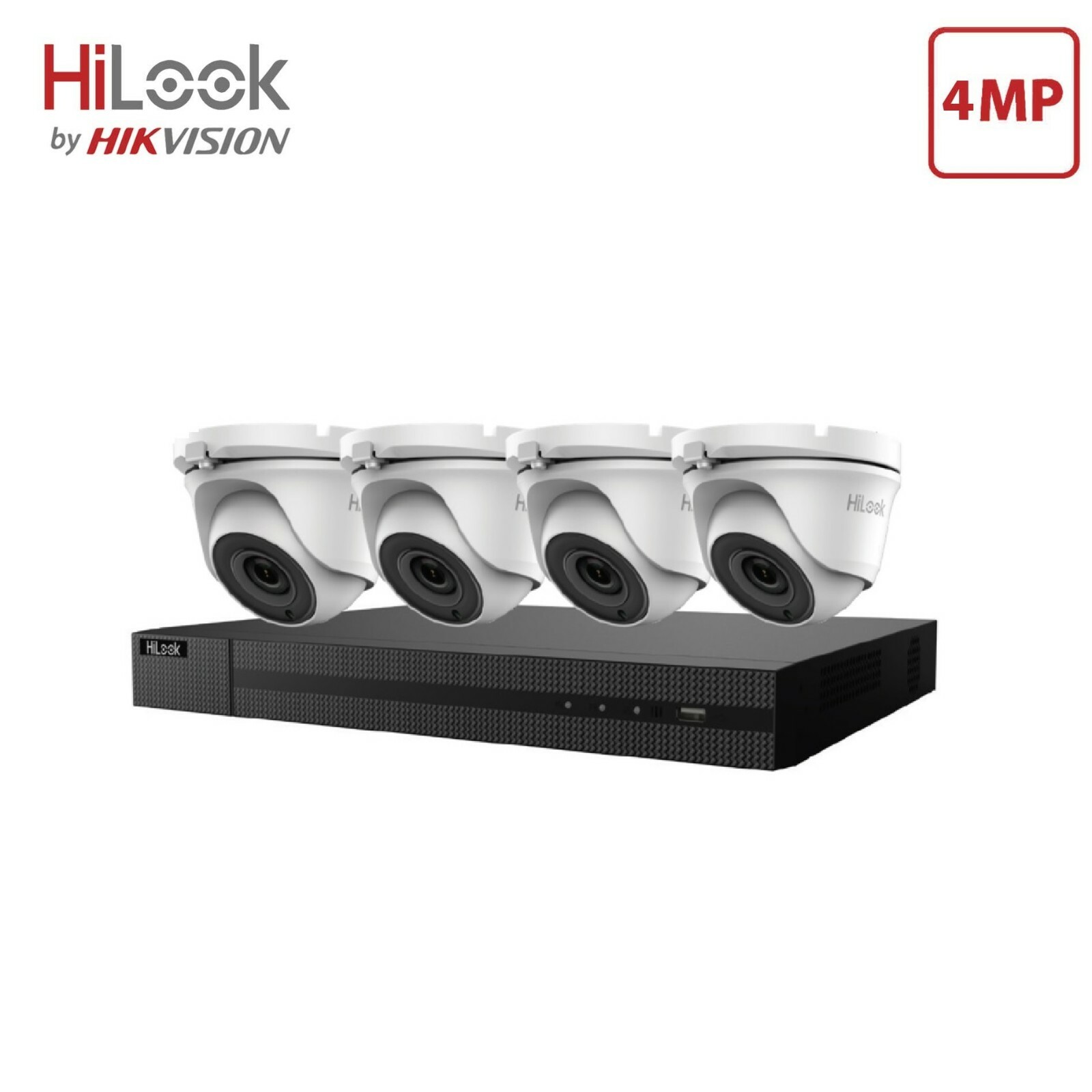 HIKVISION HILOOK CCTV SYSTEM HDMI DVR DOME NIGHT VISION OUTDOOR CAMERA ...