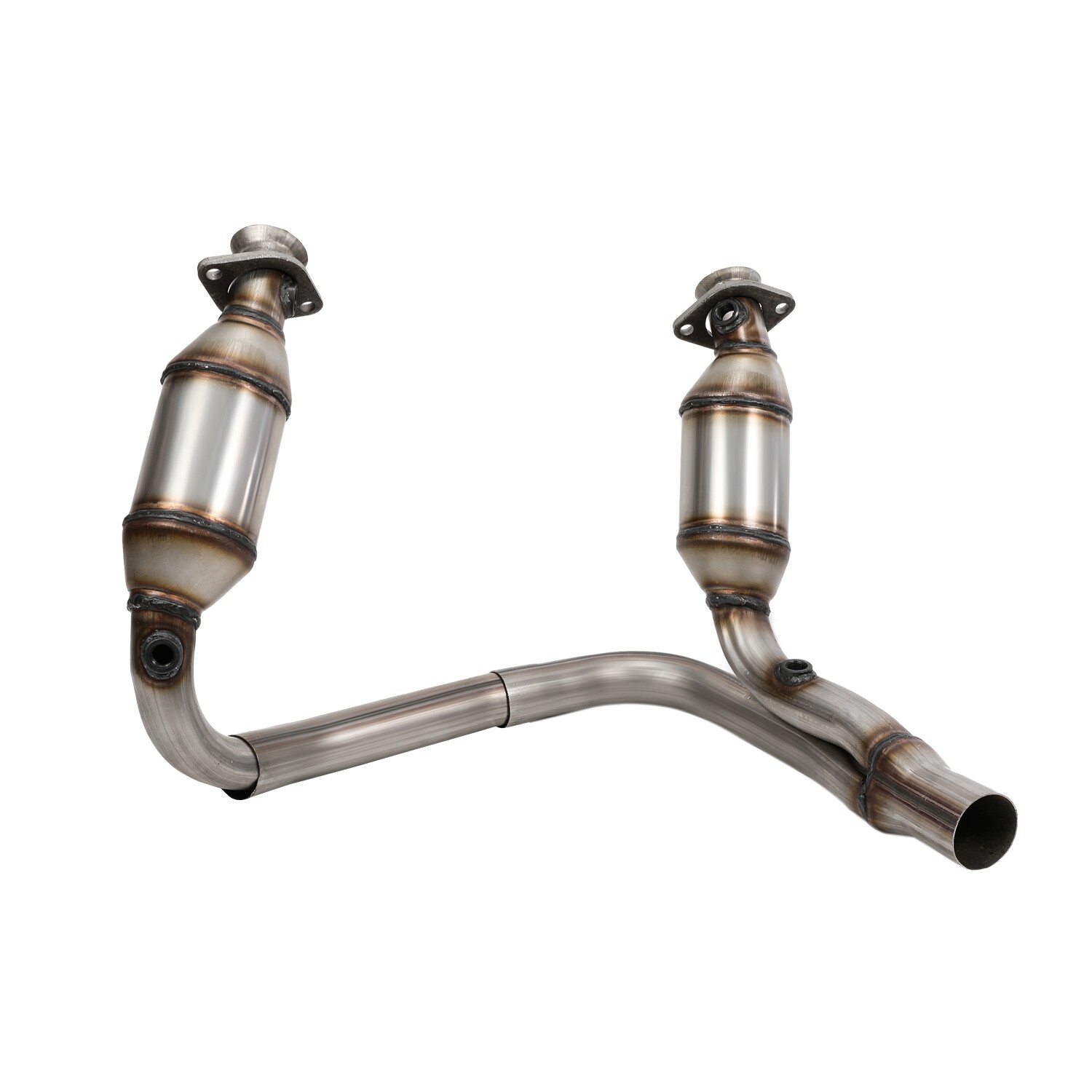 For Dodge Dakota 3.7L & 4.7L Y Pipe Catalytic Converters 2004 2005 2006 ...