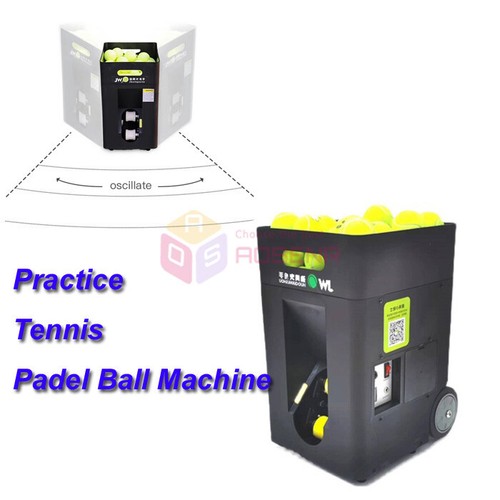 Portable Tennis Ball Machine Ball Launcher Beginner Tennis Automatic ...