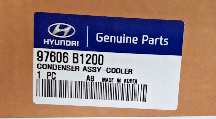 Genuine OEM Hyundai 97606-B1200 Cooler AC Condenser Assembly for '14-16 ...