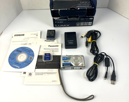 Panasonic Lumix DMC-FX01 Camera 6.0 Megapixel, 3.6x Optical/4x Digital ...