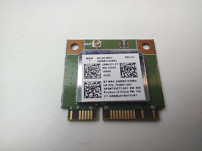 HP Pavilion 15-R 15-S 17-P 430 G2 WiFi Wireless Card 752601-001 753077 ...