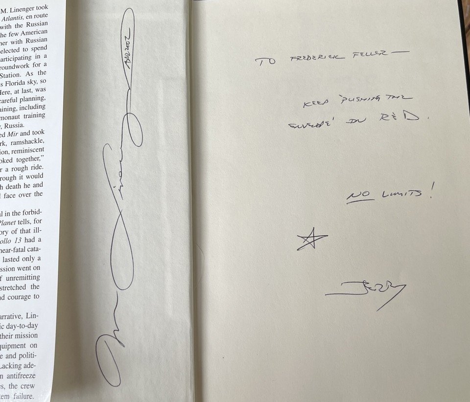 Off the Planet Signed By Jerry Linenger 1st Printing First Edition 2000 ...