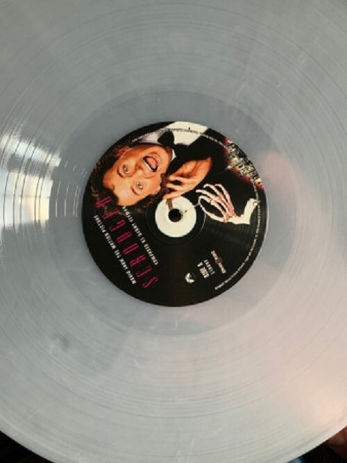 SCROOGED OST LP - CLEAR W/CIGAR SMOKE SWIRL VINYL - DANNY ELFMAN OOP ...