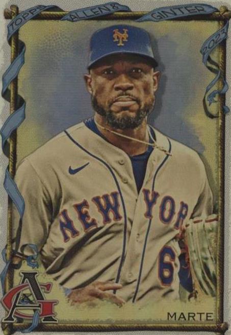2023 Topps Allen & Ginter - Starling Marte #177 Silver Portrait for ...