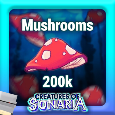 [🟢 ONLINE] Creatures of Sonaria 200000 | COS 200K Mushrooms (shrooms) 🍄 ...