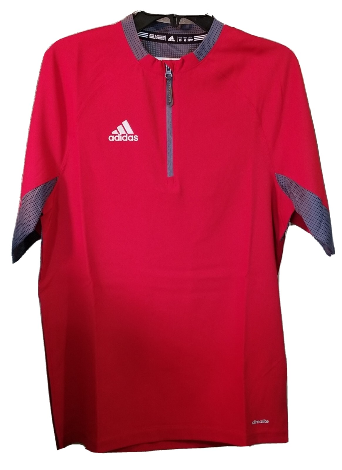 adidas Baseball Cage Jacket Fielder’s Choice Climalite Power Red/Onix ...