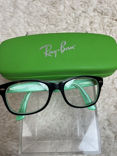 RAY-BAN Lime Green Black KIDS OPTICAL FRAME RB1528 3764 48-16-130 ...