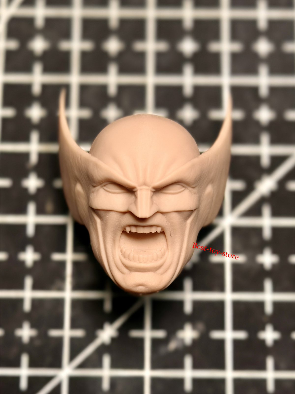 Unpainted 1/12 Scale Jim Lee Wolverine Logan Head Sculpt Fit 6'' Action ...