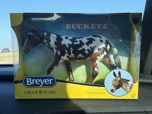 BREYER BUCKEYE IN BOX DRESSAGE APPALOOSA MULE MODEL HORSE - CHECK PICS ...