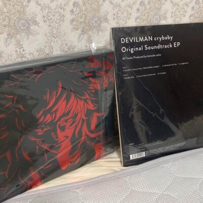 Devilman Crybaby Limited Edition COMPLETE BOX ANIPLEX+ Bonus Record ...