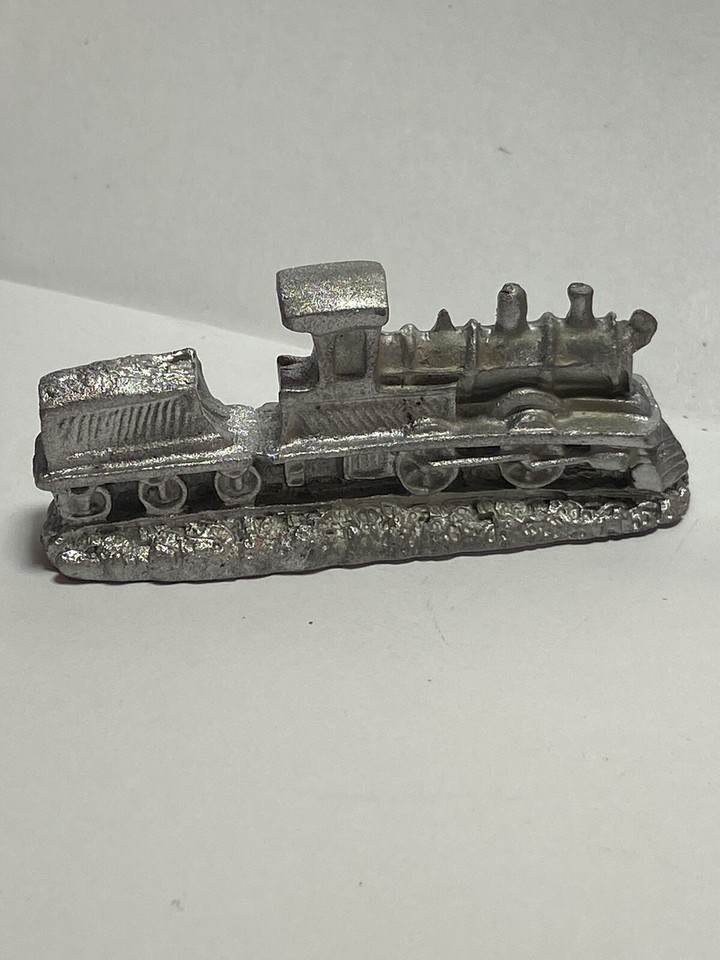 Vintage 60s Handmade Miniature Pewter Train Locomotive Coal Car New ...