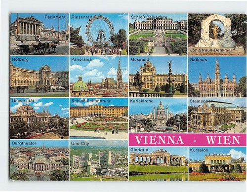 Postcard Famous Places At Vienna Austria | eBay