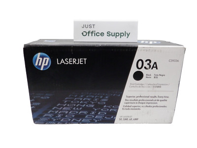 Genuine HP 03A C3903A Black Print Toner Cartridge Free Shipping D ...