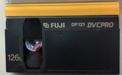 New Fujifilm DVCPro Tape, 126 Minutes, Large Video Cassette Tape, DP121 ...