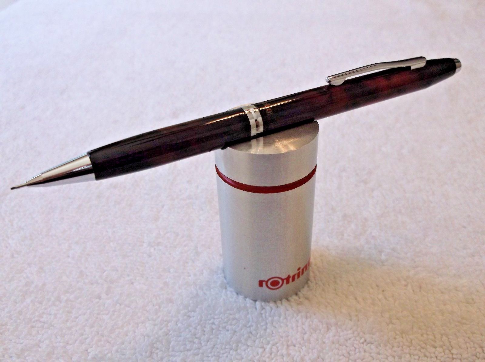 ROTRING SIDE KNOCK RED MARBLED MECHANICAL PENCIL 0.5mm | eBay