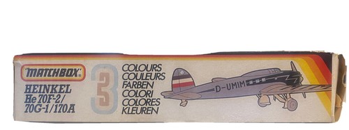 Vintage 1987 Matchbox Heinkel He70f-2 He70g-1 He 170a Factory for sale ...
