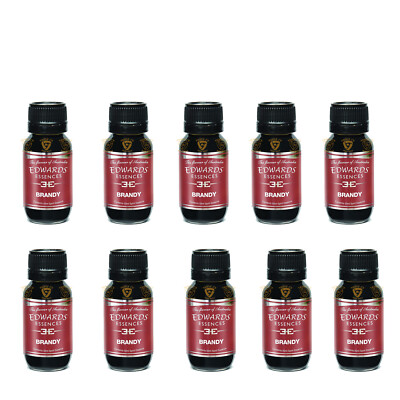 10 x Edwards Essence Brandy 50ml Making 3.5L Home Brew Spirits Flavour ...