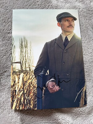 Sam Claflin Signed A4 Photo Peaky Blinders Oswald Mosley Autograph ...