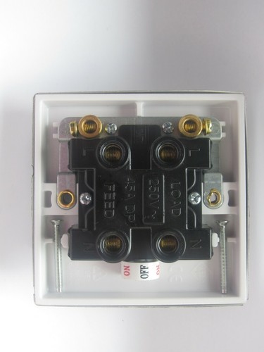 Neon Chrome Effect Shower Ceiling Pull Cord Switch - 45 Amp 45A ...