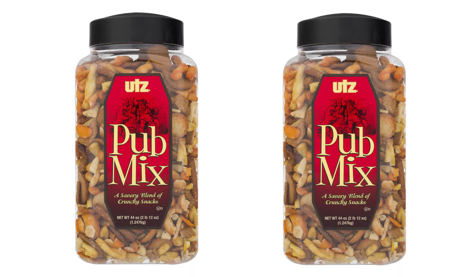 Utz Pub Mix Barrel, 44 oz Savory Blend of Crunchy Snack Mix Flavors | eBay
