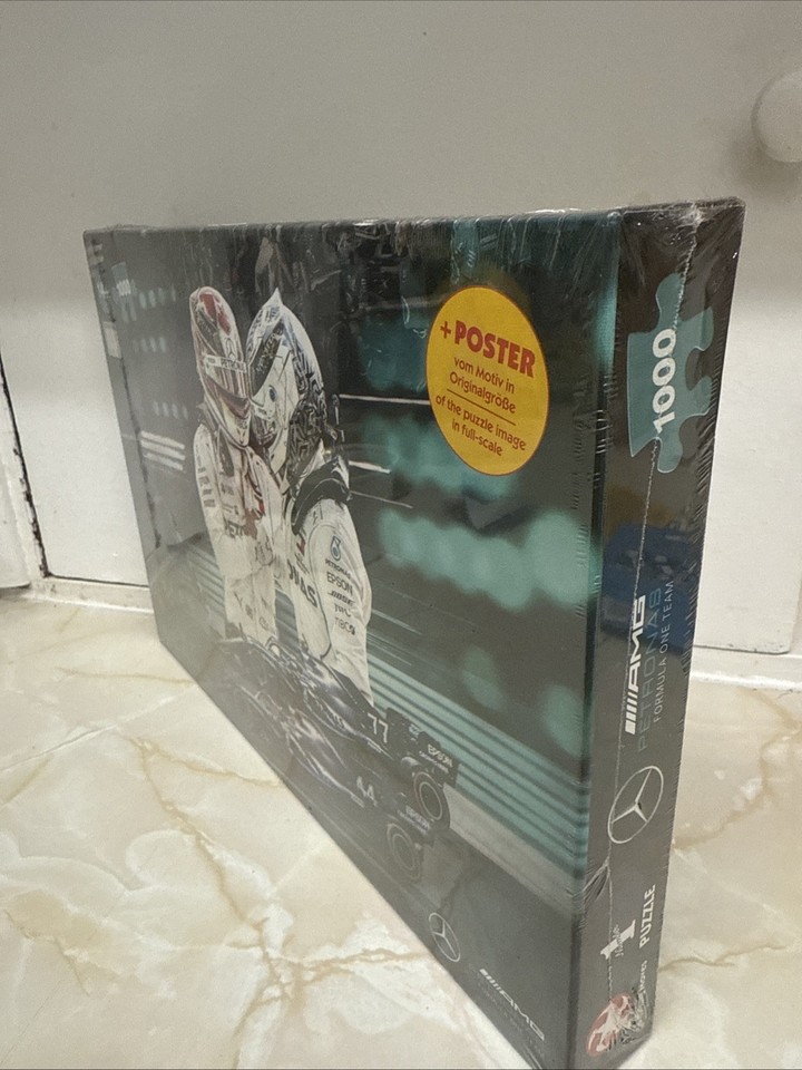 AMG Petronas Formula One Team 1000 Piece Puzzle+ Poster Of The Puzzle ...