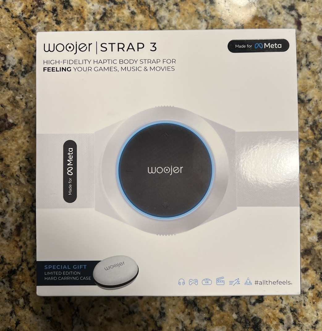 Woojer - Made for Meta High-Fidelity Haptic Body Strap 3 for VR, Games ...