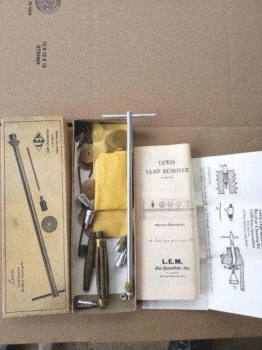 Vint Lewis (LEM) Lead Remover Revolver Cleaning Kit 38/357 W/ Box ...