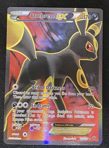Pokémon Umbreon Ex (Full Art) - 119/124 - Ultra Rare - XY - Fates ...