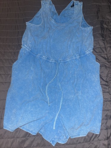 Torrid Shorts Tank Romper Women’s Size 2 Blue EUC | eBay