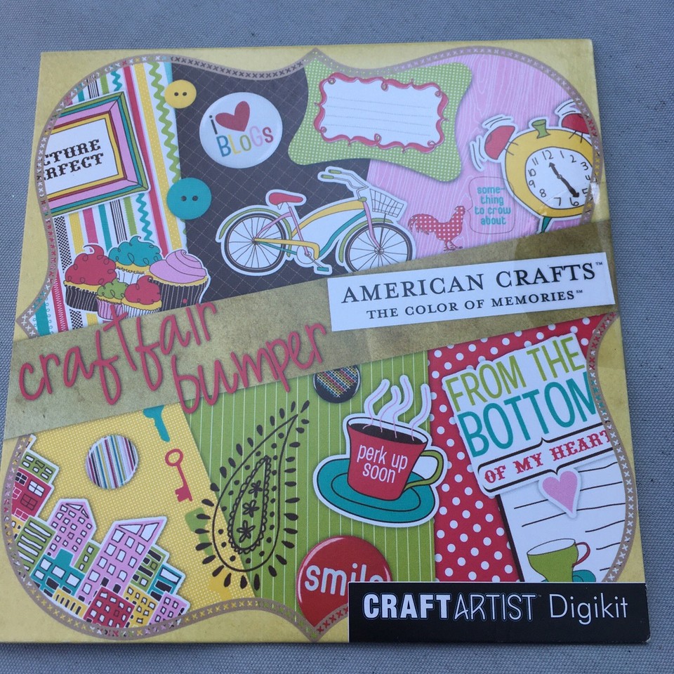 American Crafts - Craft Fair Bumper Craftartist Digikit Cd Rom ...