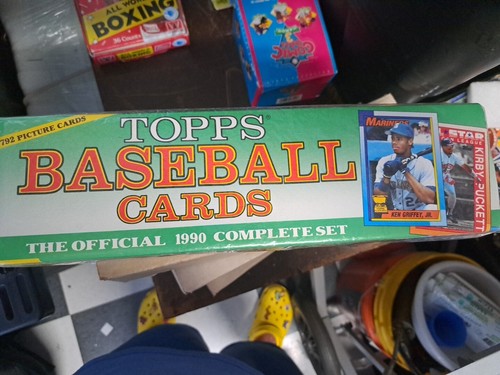 1990 Topps Baseball Complete Set Factory Sealed 792 Cards ~Frank Thomas ...