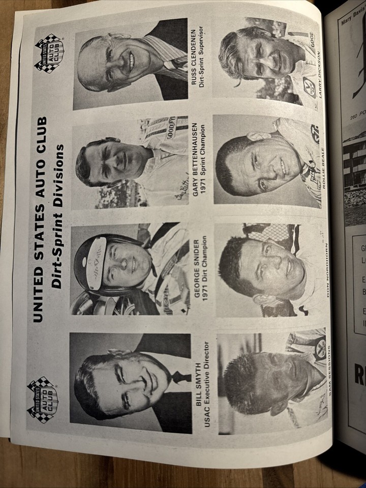 1972 USAC Sprint Car Race Program, San Jose Speedway, Sam Sessions/Jim ...