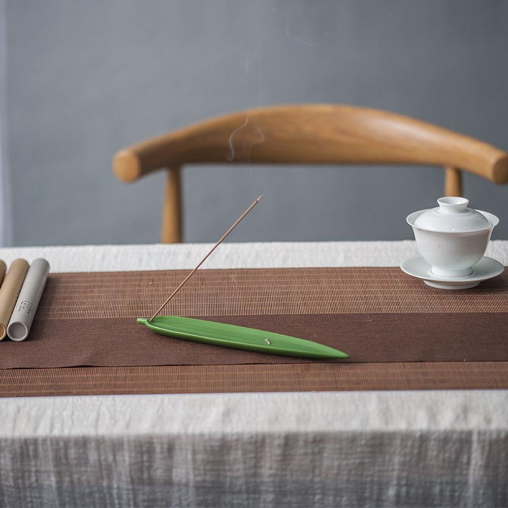 Leaf Fragrance Incense Holder Incesence Stick Holder Ash Catcher Censer ...