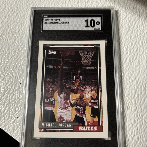 1992-93 Topps - #141 Michael Jordan SGC GEM MINT 10 | eBay