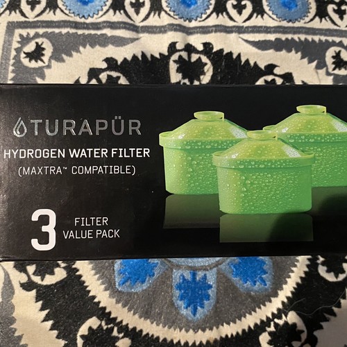 Turapur Hydrogen Water Filter Pack Pitcher Replacement Filters NIB Set ...