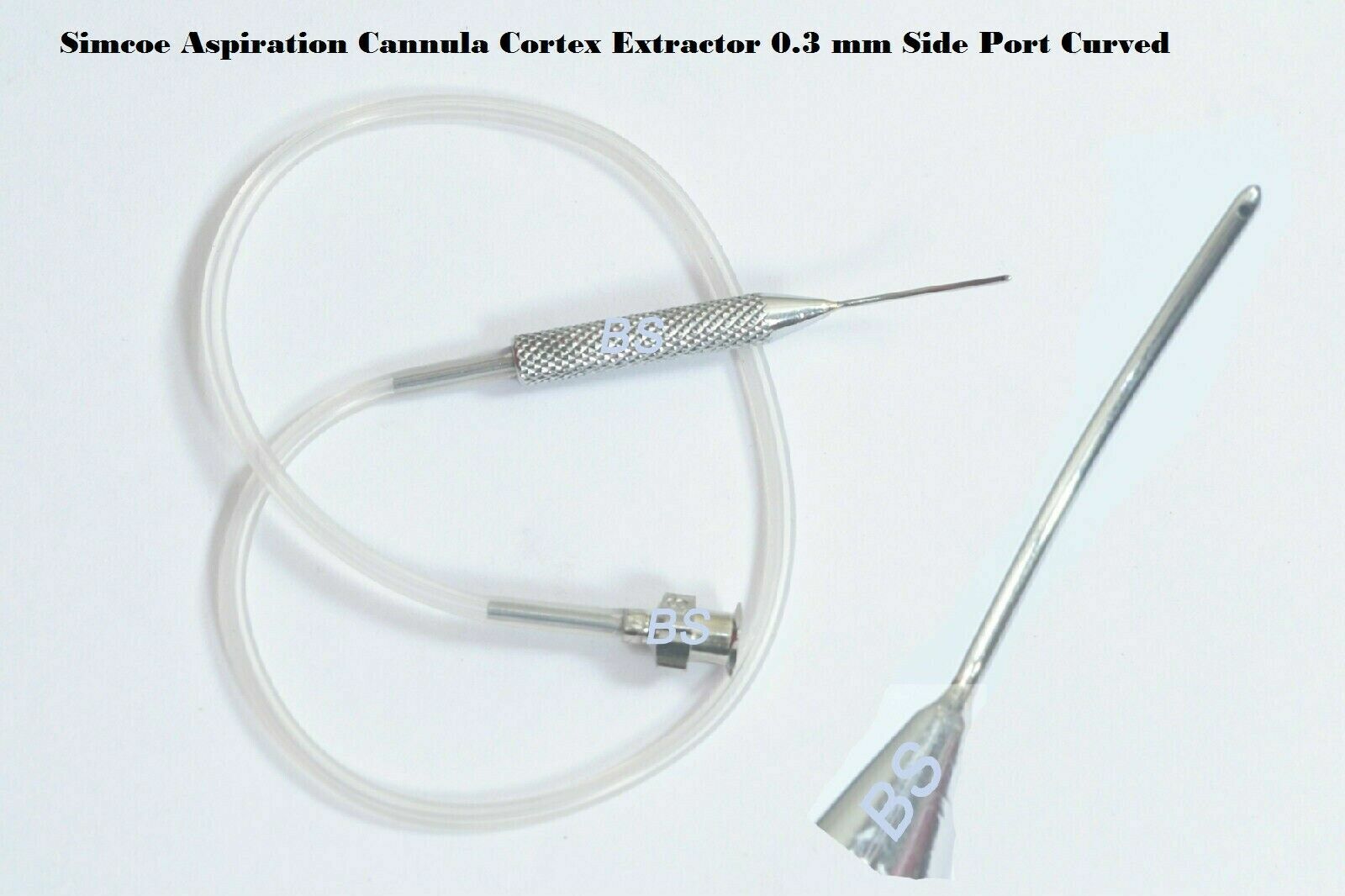 Simcoe Aspiration Cannula Regular Curved Shaft 21g 22g 23g Ophthalmic Instrument | eBay