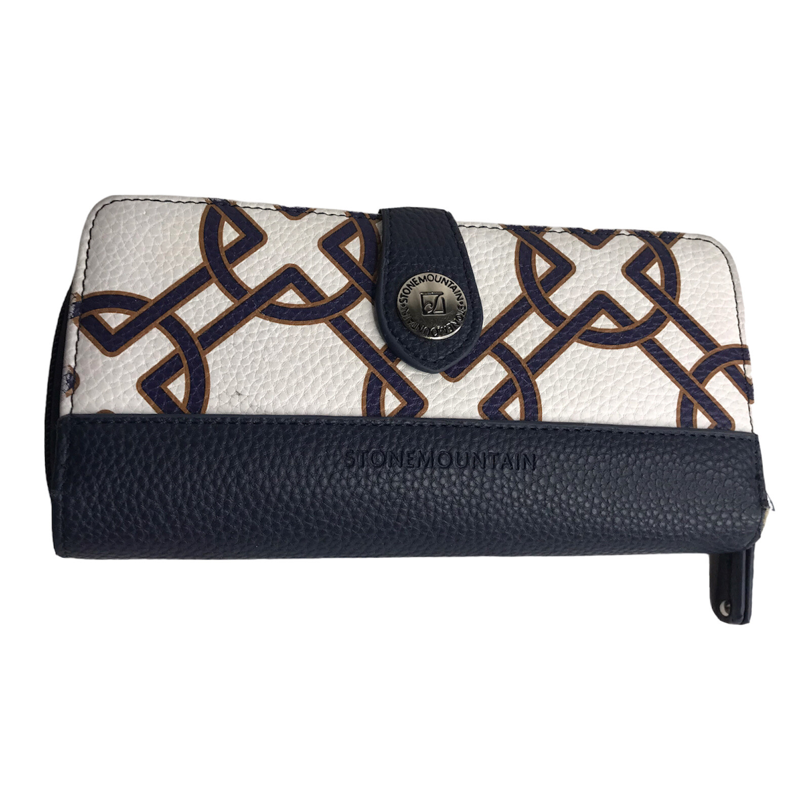 Stone Mountain Navy Blue Wallet Checkbook Holder Cove… - Gem