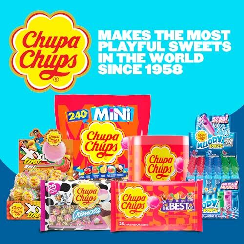 Chupa Chups Melody Pop, Strawberry Flavor, Whistle Lollipops ...