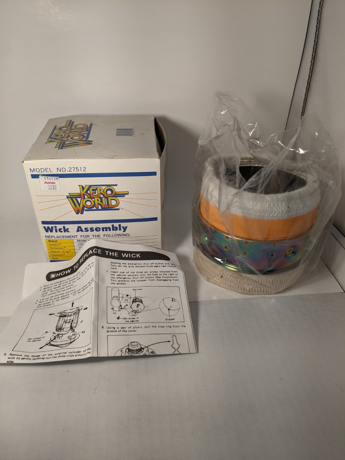 KERO-WORLD Kerosene Heater Replacement Wick Model # 27512 New Old Stock ...