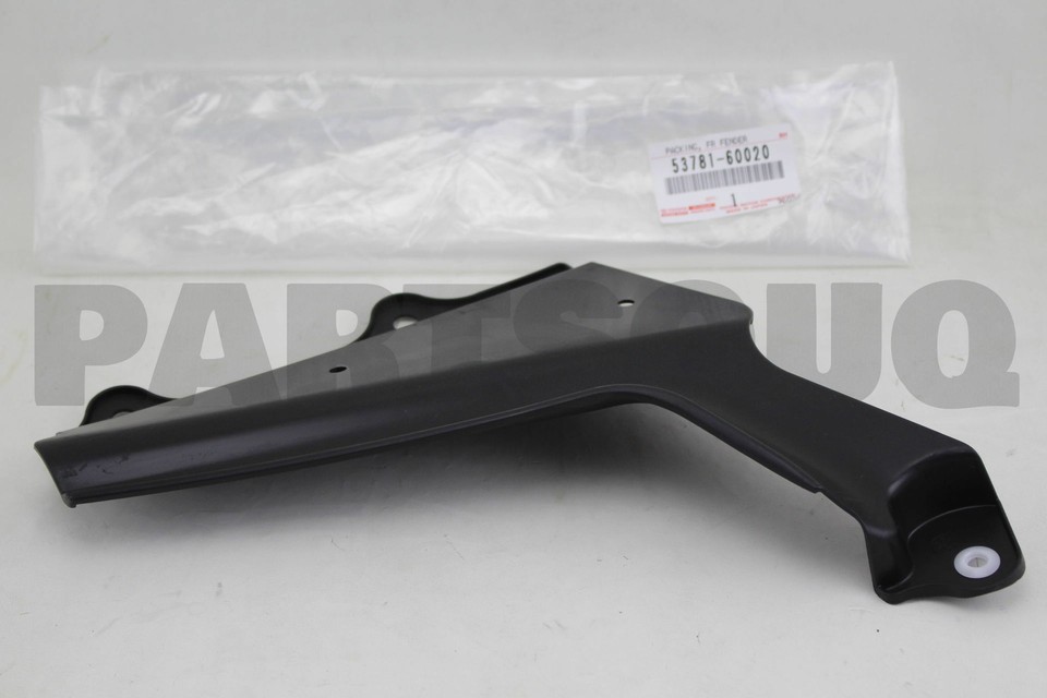 5378160020 Genuine Toyota PACKING, FRONT FENDER APRON TRIM, A 53781 ...