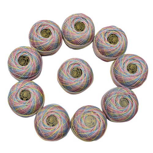 Red Rose Cotton Crochet Threads Hand Embroidery Needlecrafting Yarn ...