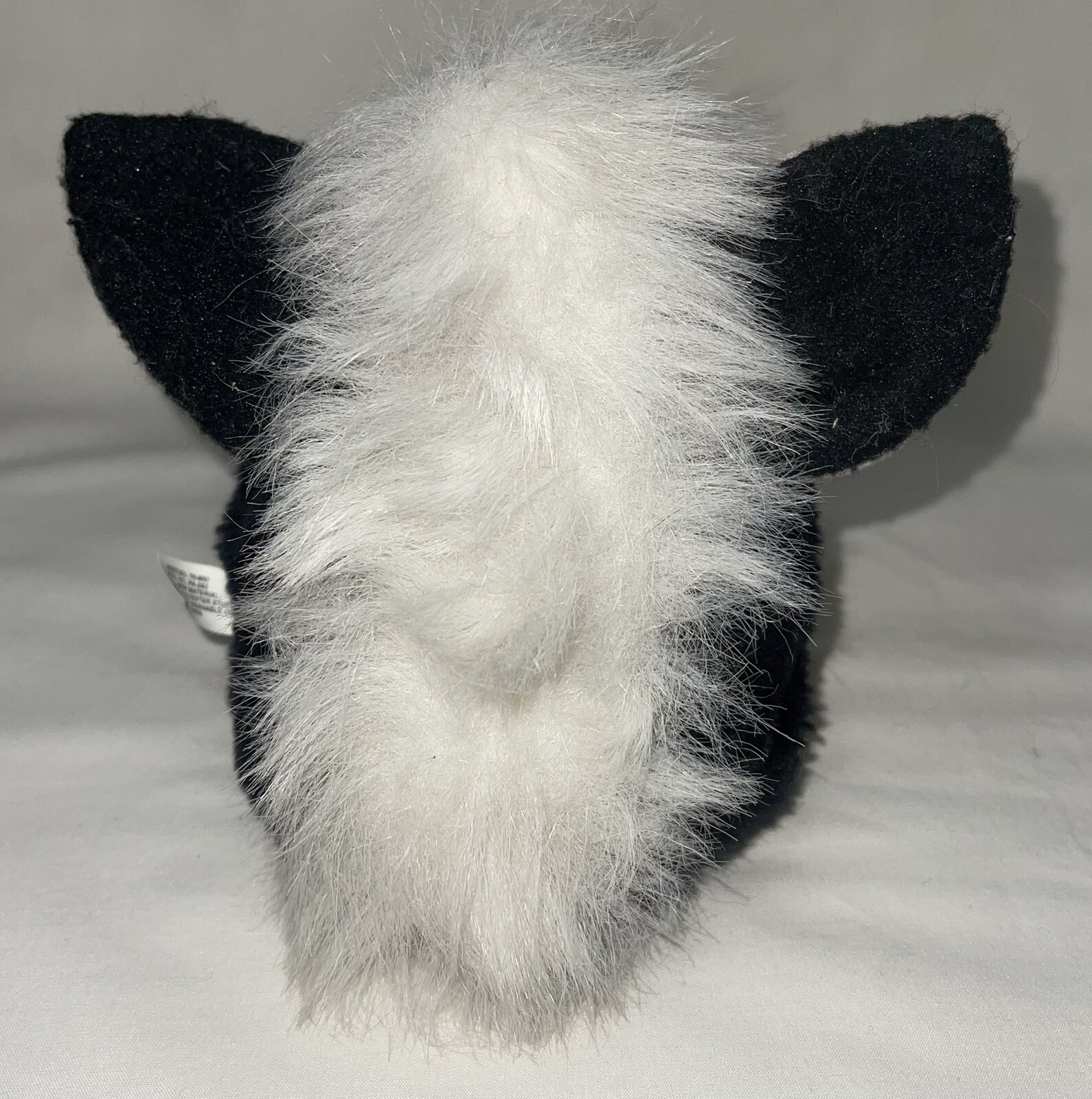 1998 Furby 70-800 Black White Skunk Tuxedo Brown Eyes Tiger Electronics ...