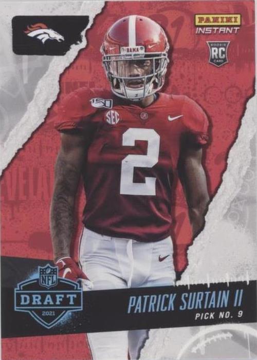 2021 Panini Instant NFL - Nfl Draft Patrick Surtain II #8 /1034 (RC ...