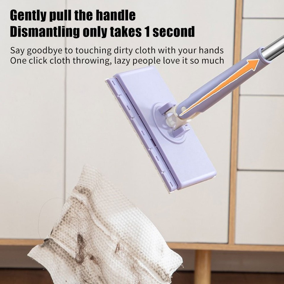 Automatic Cloth Changing Mop Mini Hands-Free Mop Compatible Face Towel ...
