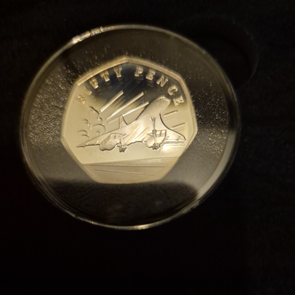 Concorde Silver 50p 3 Coin Set c o a | eBay UK