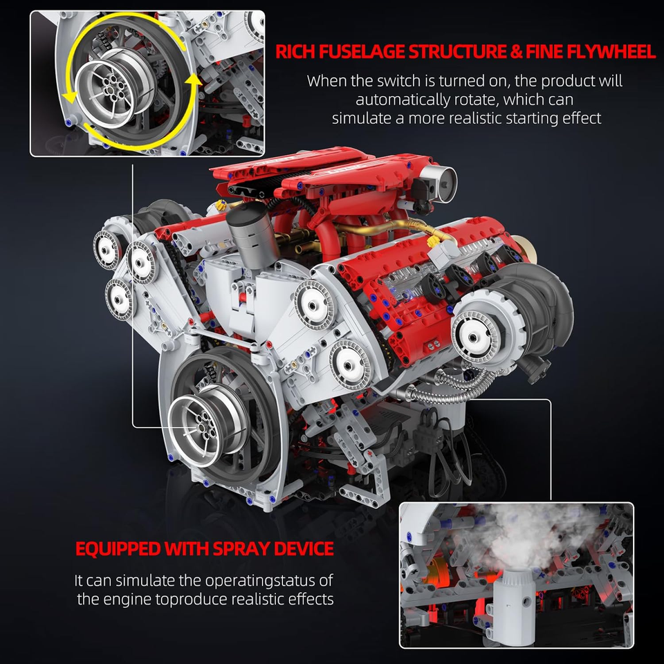 V8 Engine Building Kit That Works, Build Your Own Model Engine for ...
