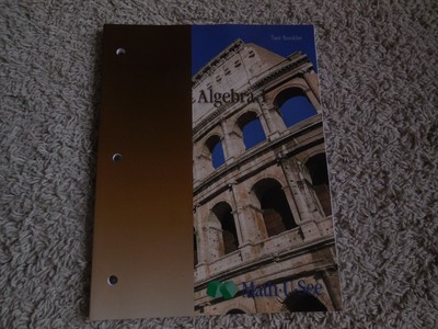 Math U See Algebra I Test Booklet - paperback Steve Demme | eBay