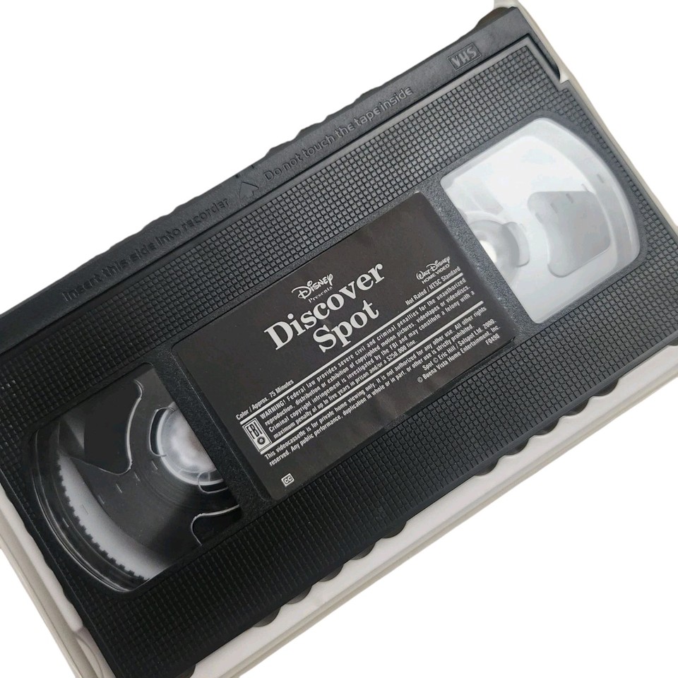 Vintage Disney Discover Spot VHS, 2000 786936117387| eBay