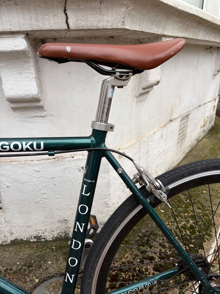 Goku Racing Green Single-Speed Bicycle – 50cm Frame – 700c Wheels | eBay UK